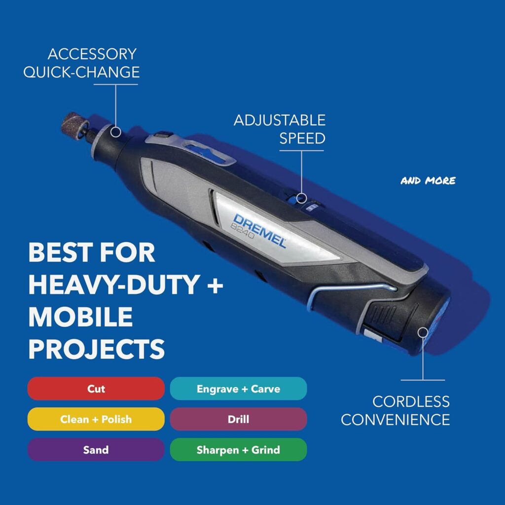 Dremel 8240 Cordless Rotary Tool Review Powerful 12V Kit for Precision ...
